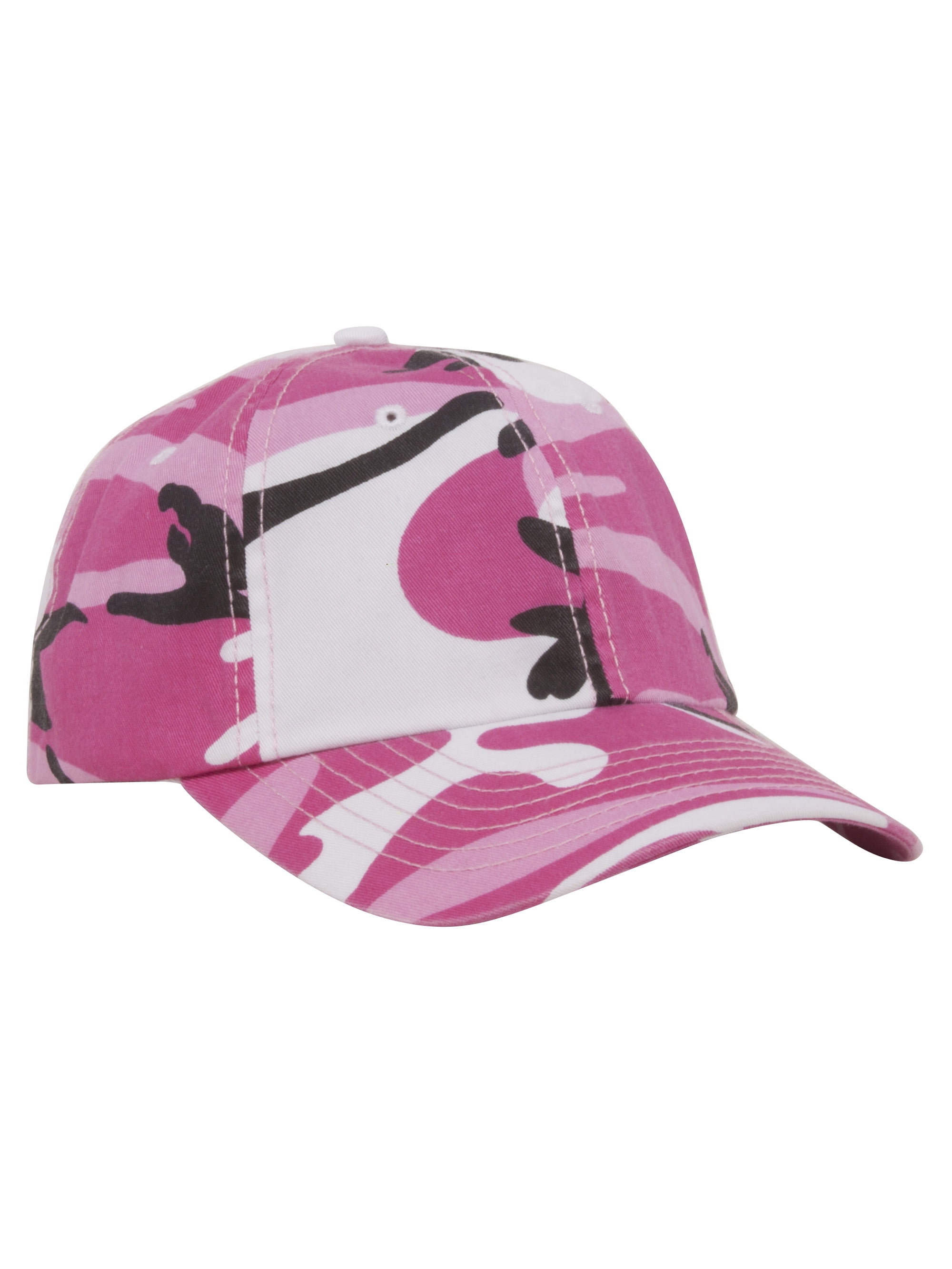 Mega Cap Hook And Loop Closure Camo Cap - Pink Camo - Walmart.com