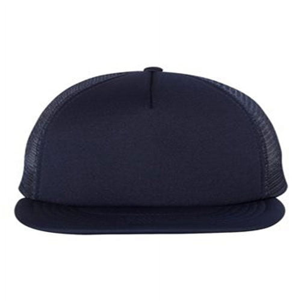 Mega Cap Unisex Foam Front Flat Bill Trucker Cap - Walmart.com