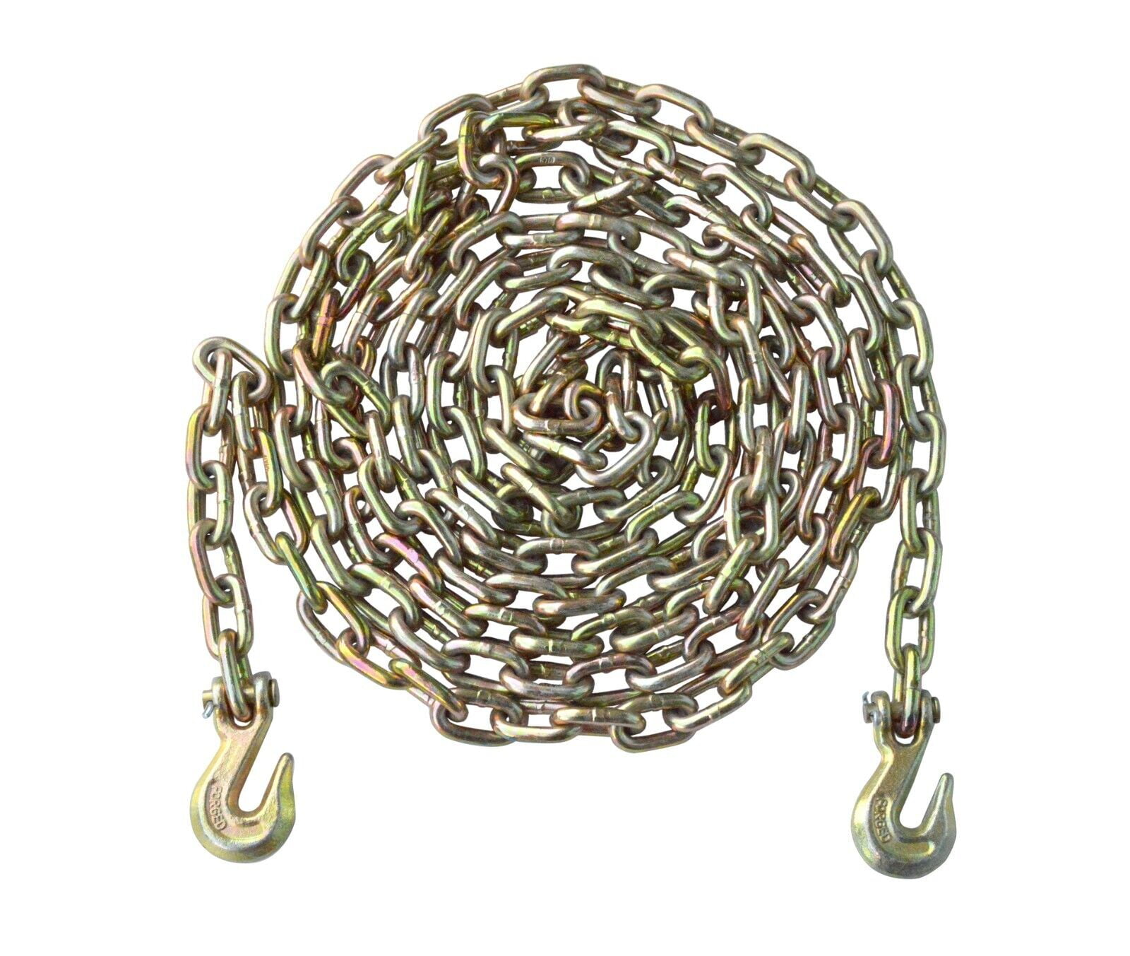 Mega Cargo Control 1 Pack G70 3/8" x 20' Tow Chain Transportation ...