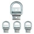 Mega Cargo Control 4 Pack 1/2" Bolt-On D Ring Flatbed Truck Trailer Tie ...