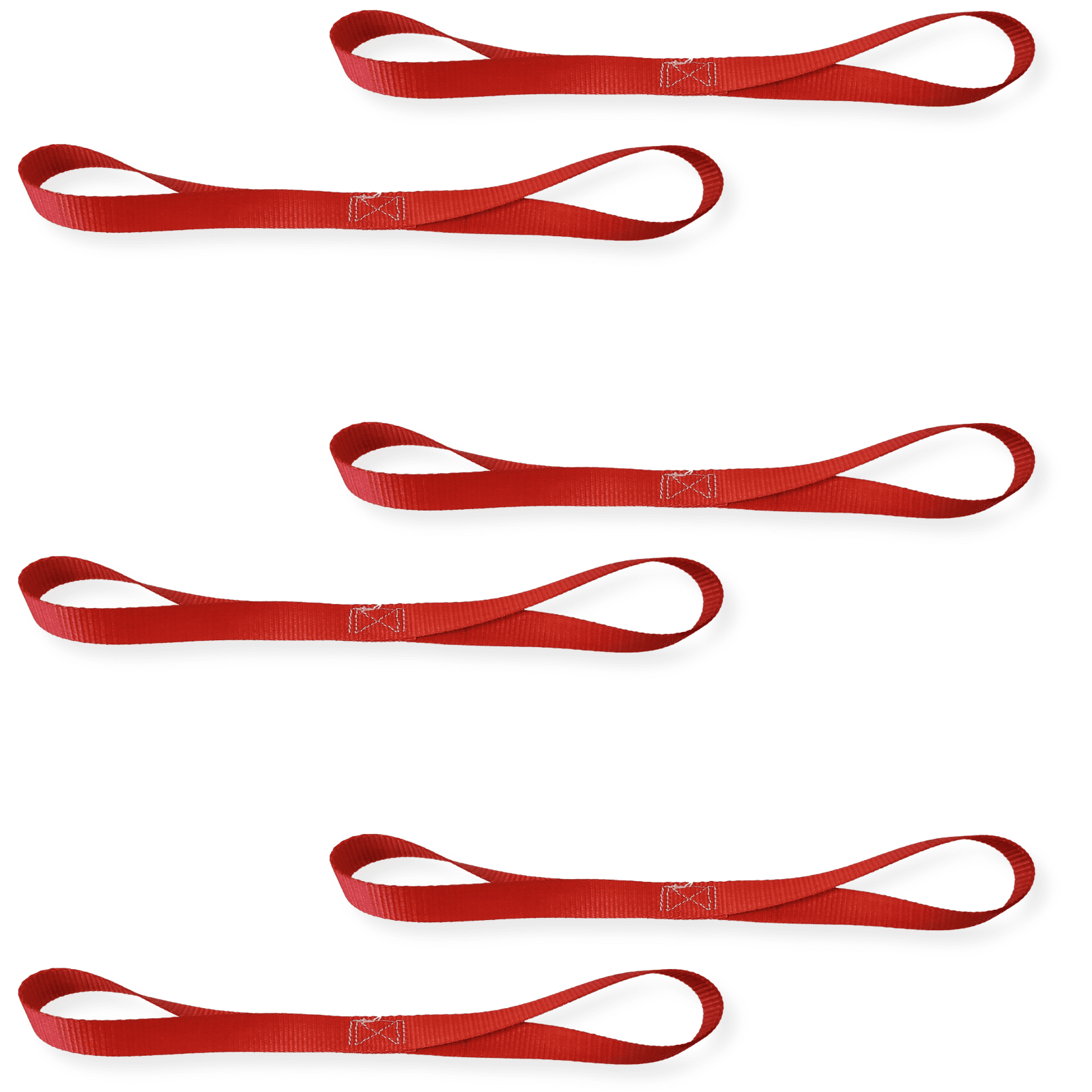 Mega Cargo Control USA 1" x 18" Soft Loop Tie Down Strap - (6 Pack) WLL ...