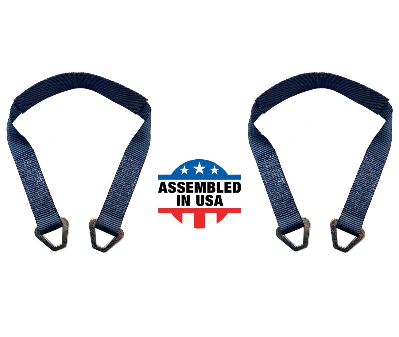 Mega Cargo Control USA 2” x 24” Off-Road Axle Tie-Down Straps (2-Pack ...