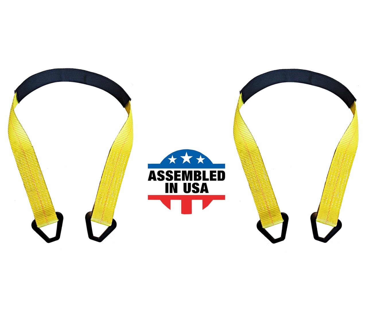 Mega Cargo Control USA 2” x 60” Axle Tie-Down Straps for Race Car Auto ...