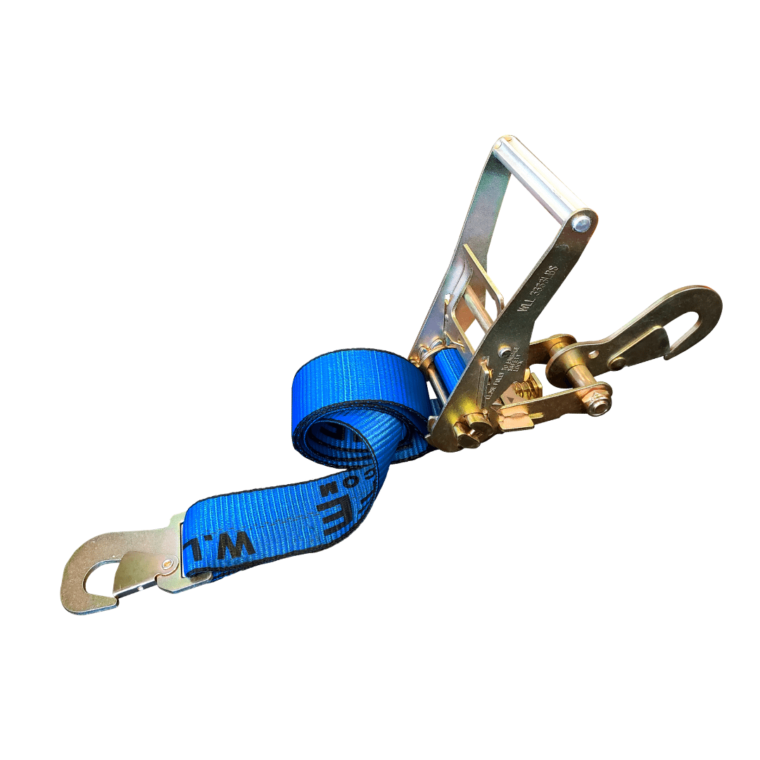 Mega Cargo Control USA 2" x 8' Off-Road Ratchet Strap W/ Snap Hook - (1 ...