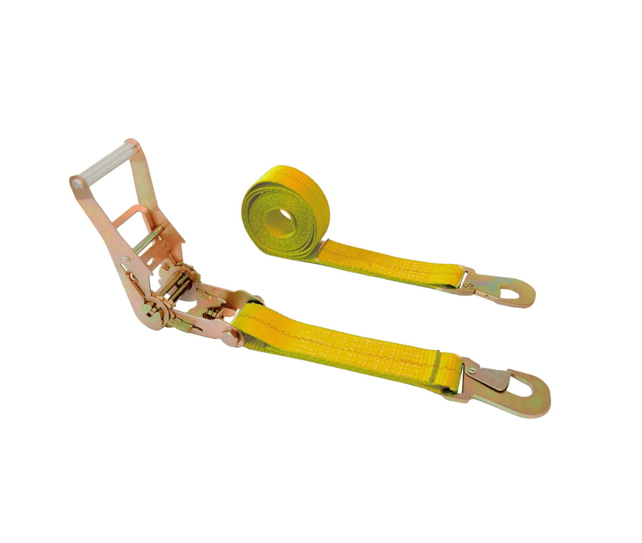 Mega Cargo Control USA 2" x 8' Ratchet Strap W/ Flat Snap Hook - (1 ...