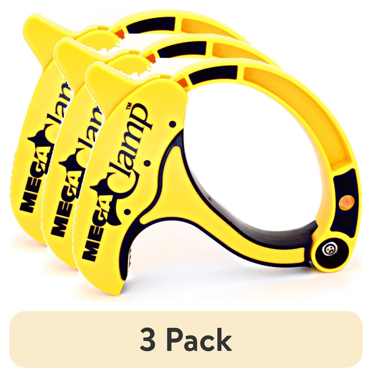 (3 pack) MEGA CLAMP®-Yellow - Walmart.com