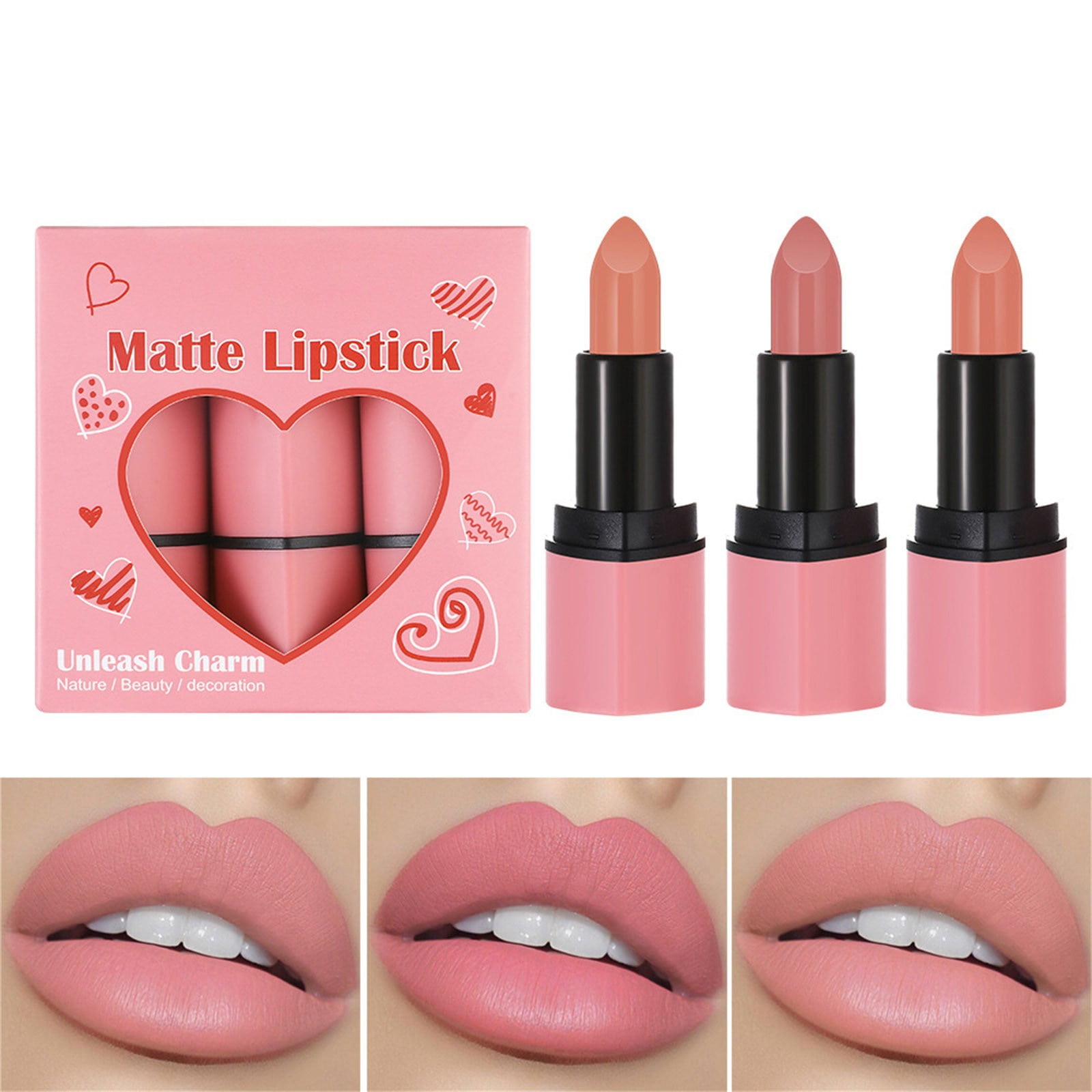 Mega Concealer Lip Gloss Heart Melter Set High Shine Glossy Finish ...