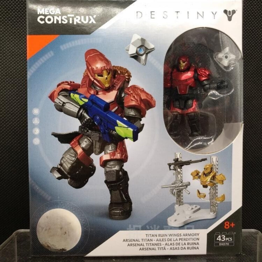 Mega Construx Destiny Titan Ruin Wings Armory Collectible Building Toy ...