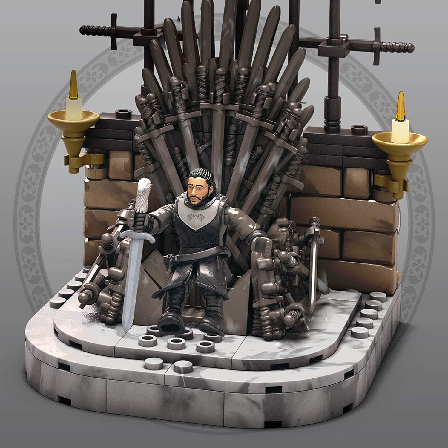Mega Construx Game of Thrones The Iron Throne Construction Set with ...