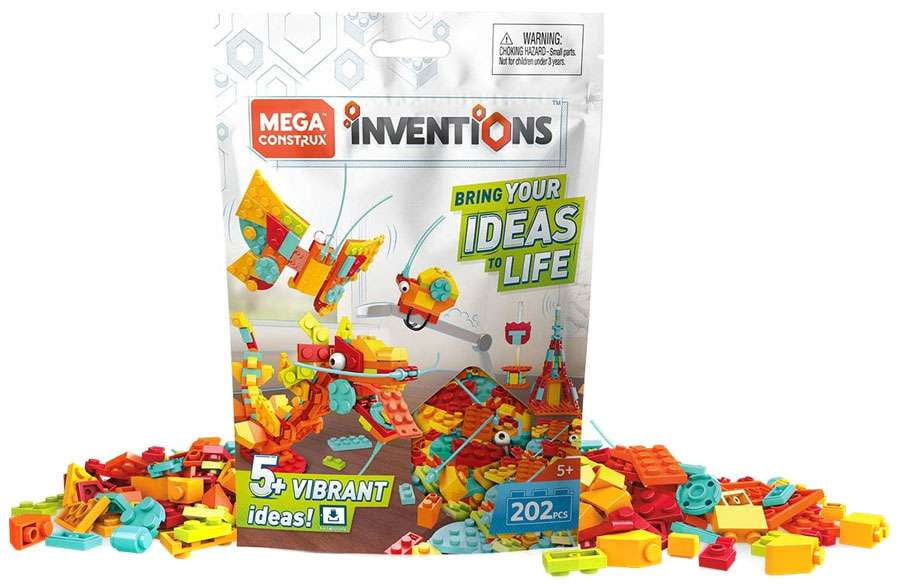 Mega Construx Inventions Bright Brick Building Set - Walmart.com