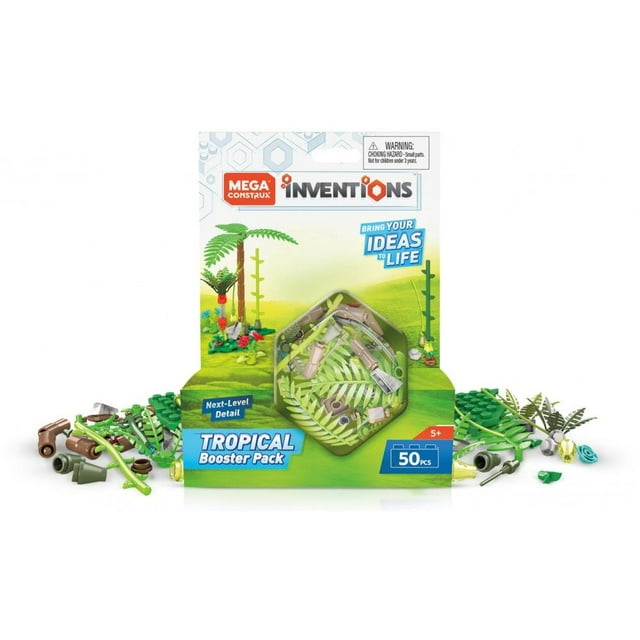 Mega Construx Inventions Tropical Building Set Booster - Walmart.com