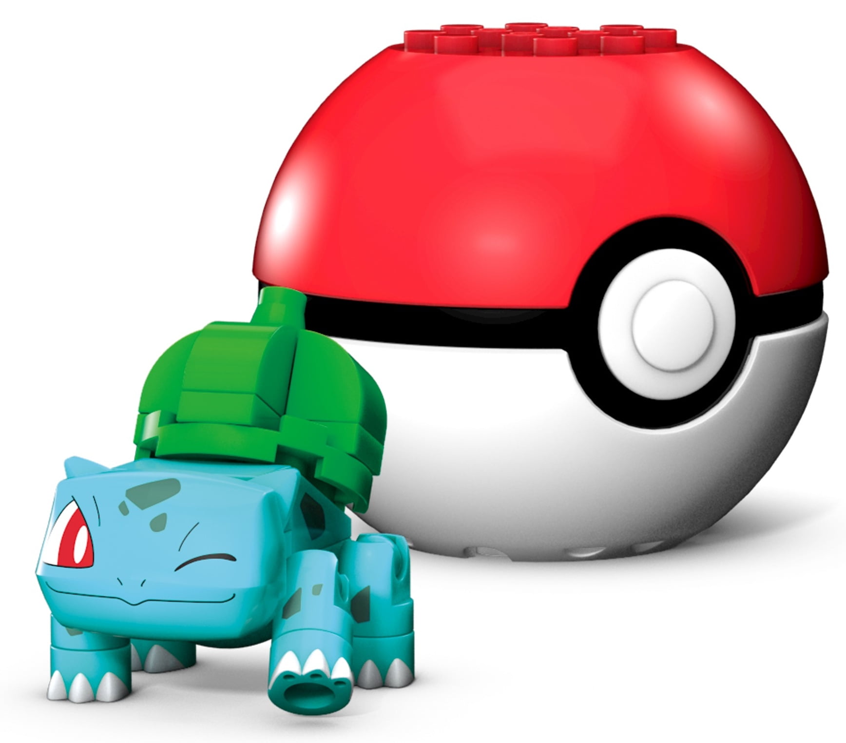 Mega Construx Pokemon Buildable Bulbasaur Figure & Poke Ball - Walmart.com