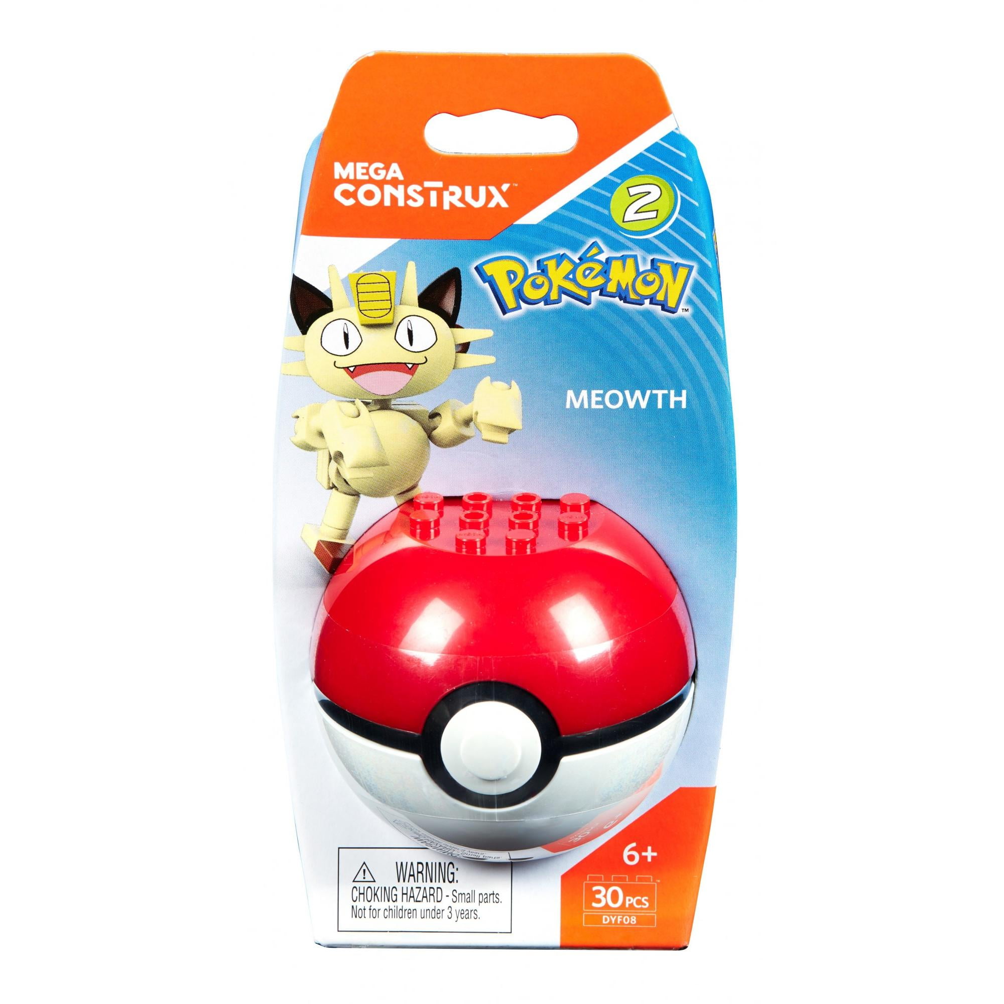 Mega Construx Pokemon Meowth Buildable Figure - Walmart.com