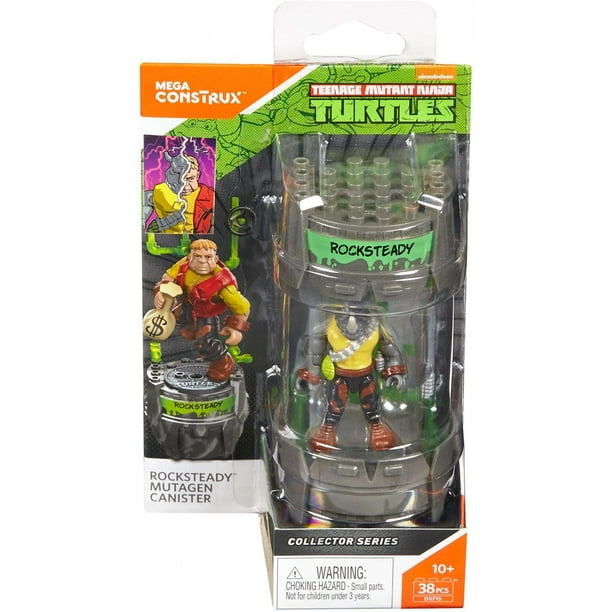 Mega Construx Teenage Mutant Ninja Turtles Rocksteady Mutagen Canister ...