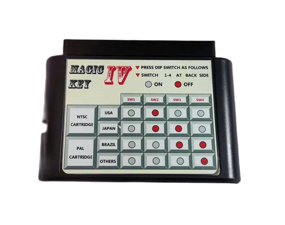 Mega Drive Dedicated Magic Key IV Region Free Conversion Adapter ...