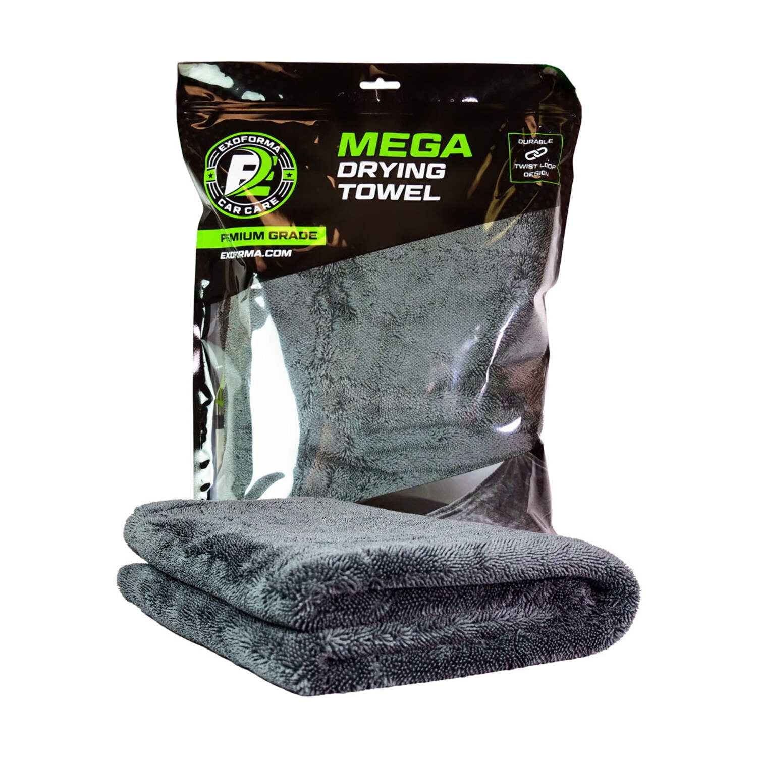ExoForma, Mega Drying Towel, 24x36, Absorbent Twisted Loop - Walmart.com