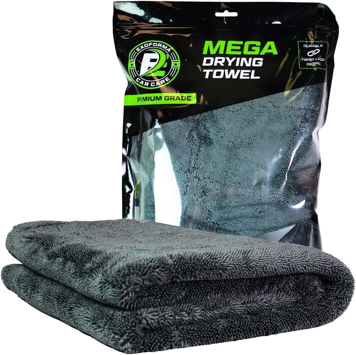 Mega Drying Towel - Up to 9 lbs, No Streaks, , or Water Spots | 1200 ...