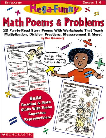 Pre-Owned Mega-Funny Math Poems & Problems (Grades 3-6), 9780590187350 ...