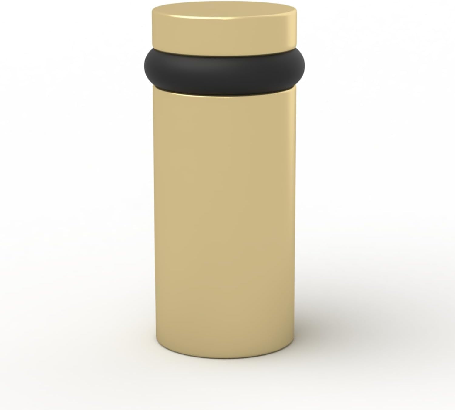 Mega Handles | Round Floor Door Stopper 3 inches | Satin Brass ...