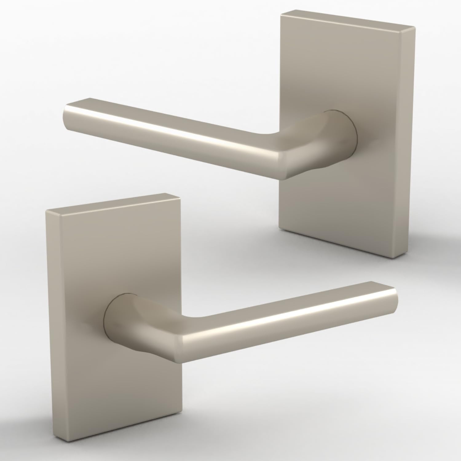 Mega Handles Glamor Dummy Door Lever | Stainless Steel | Non-Turning ...