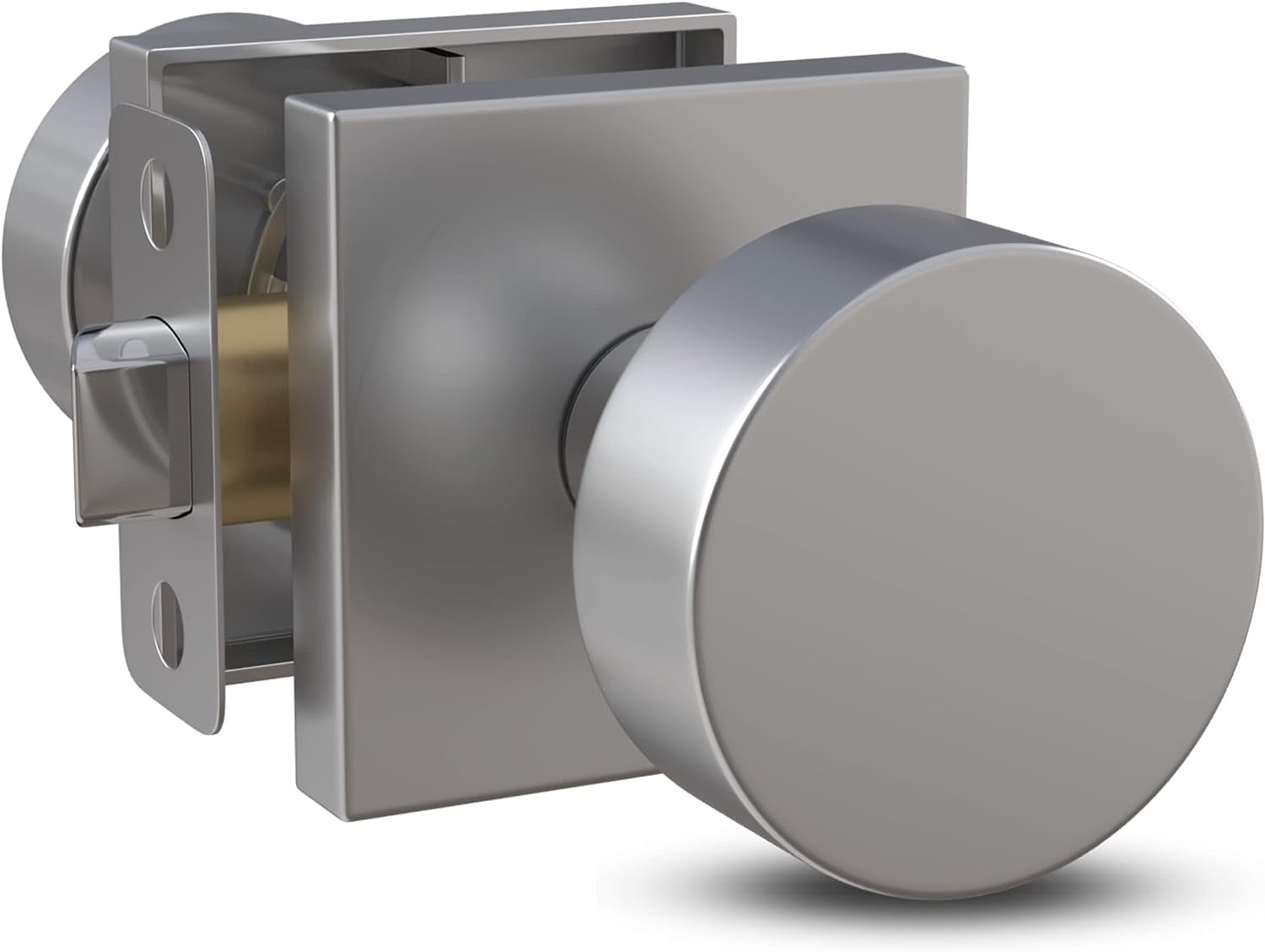 Mega Handles / Laura Passage / ‎‎Lever Door Lock Handle Set / Nickel ...