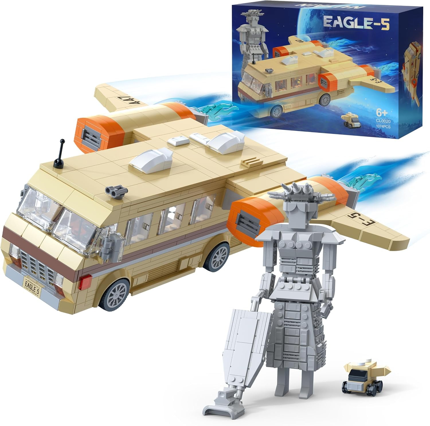 Mega Maid Spaceballs Eagle 5 Creative Building Kit for Adult,Kids ...
