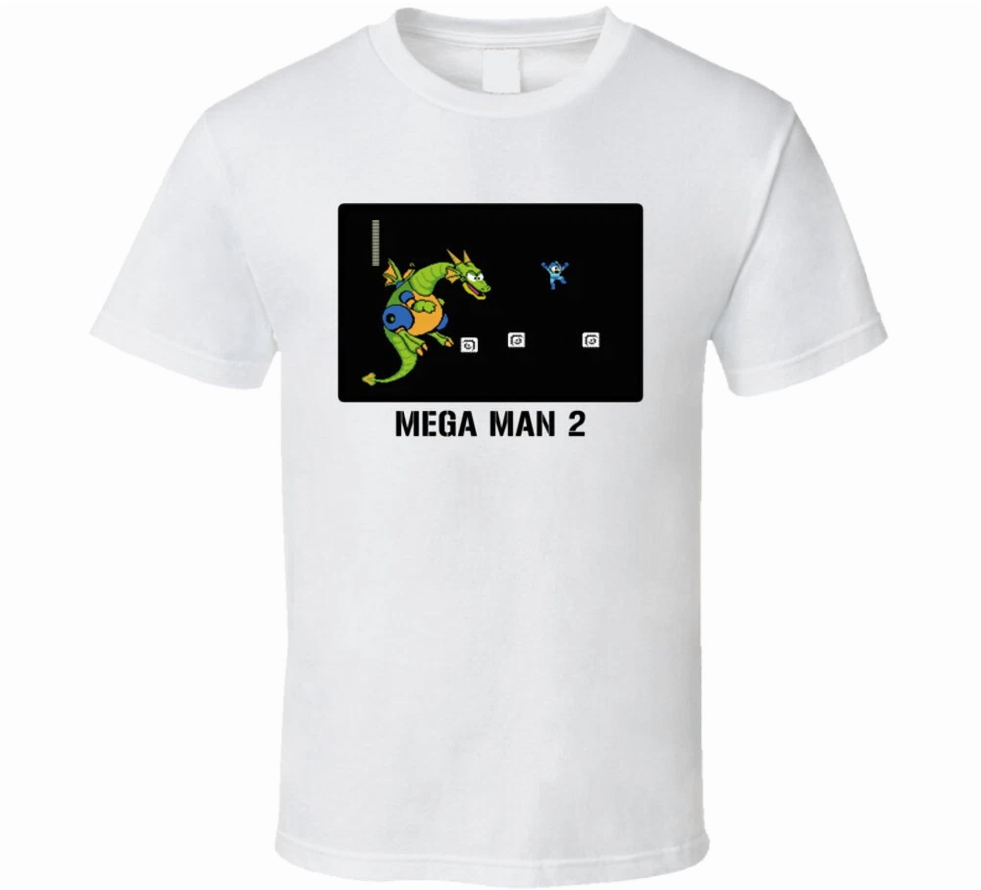 Mega Man 2 Video Game Classic Retro Fan T Shirt - Walmart.com
