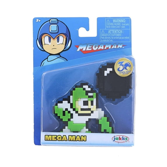 Mega Man 8 Bit Figure | Mega Man w/ Hyper Bomb - Walmart.com