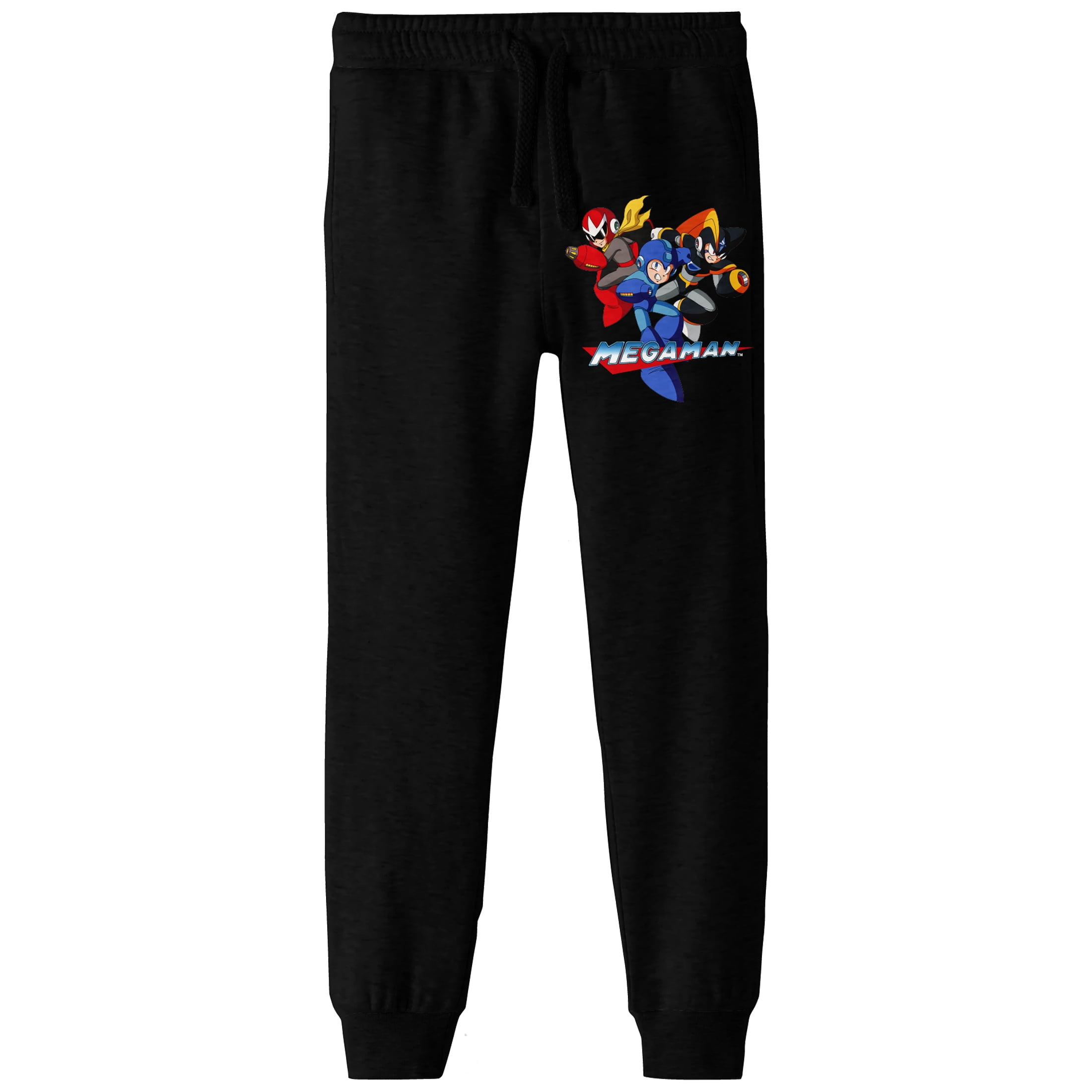 Mega Man Axl Proto Man & Mega Man Boy's Black Jogger Pants-Medium - Walmart.com