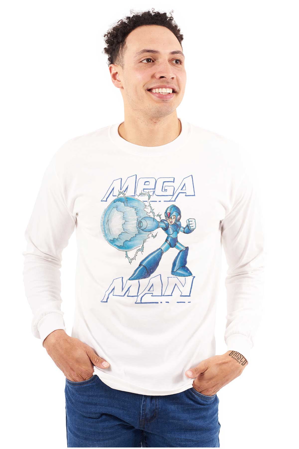 Mega Man Classic 90s Anime Character Long Sleeve TShirt Men Women ...