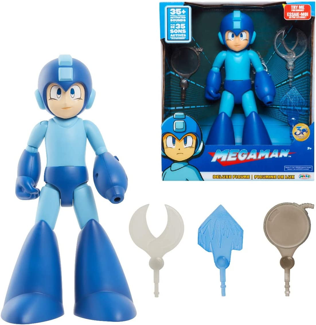 Mega Man Classic Deluxe Action Figure With Lights and Sounds - Walmart.com