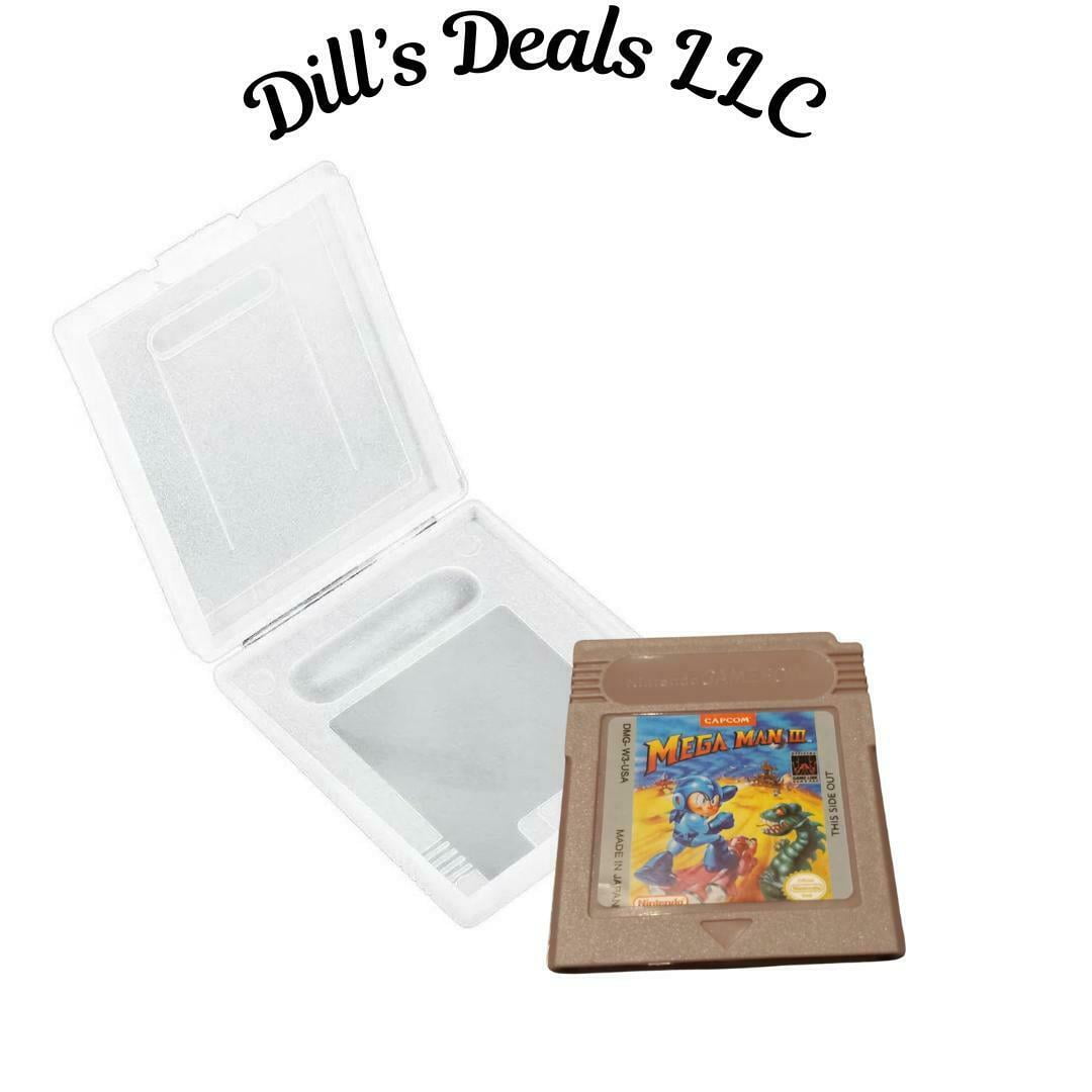Mega Man III GBC for Nintendo Gameboy Color & Clear Protective Case ...