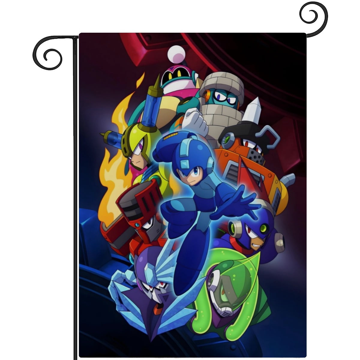 Mega Man Megaman-themed Garden Flag. Perfect gift for fans, friends ...