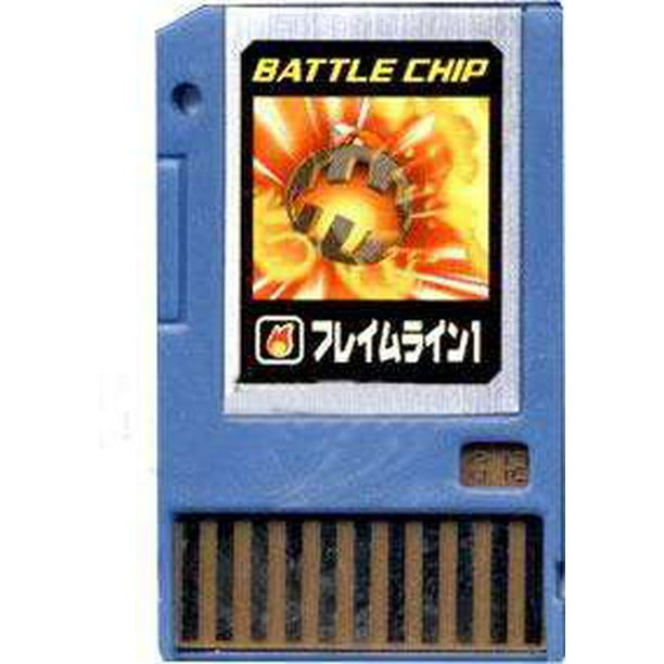 Mega Man PET Flame Line 1 Battle Chip - Walmart Business Supplies