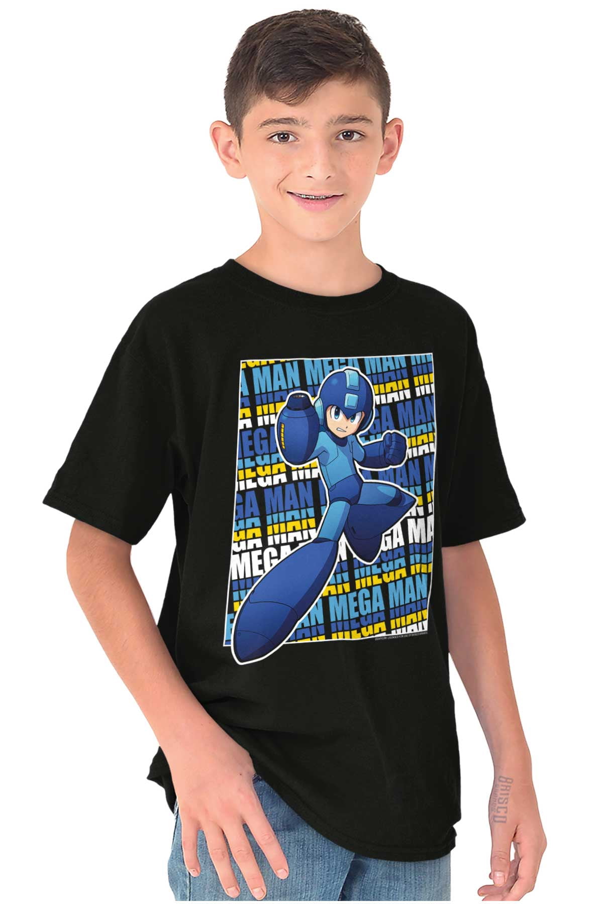 Mega Man Rockman Video Game Character Crewneck T Shirts Boy Girl Teen ...