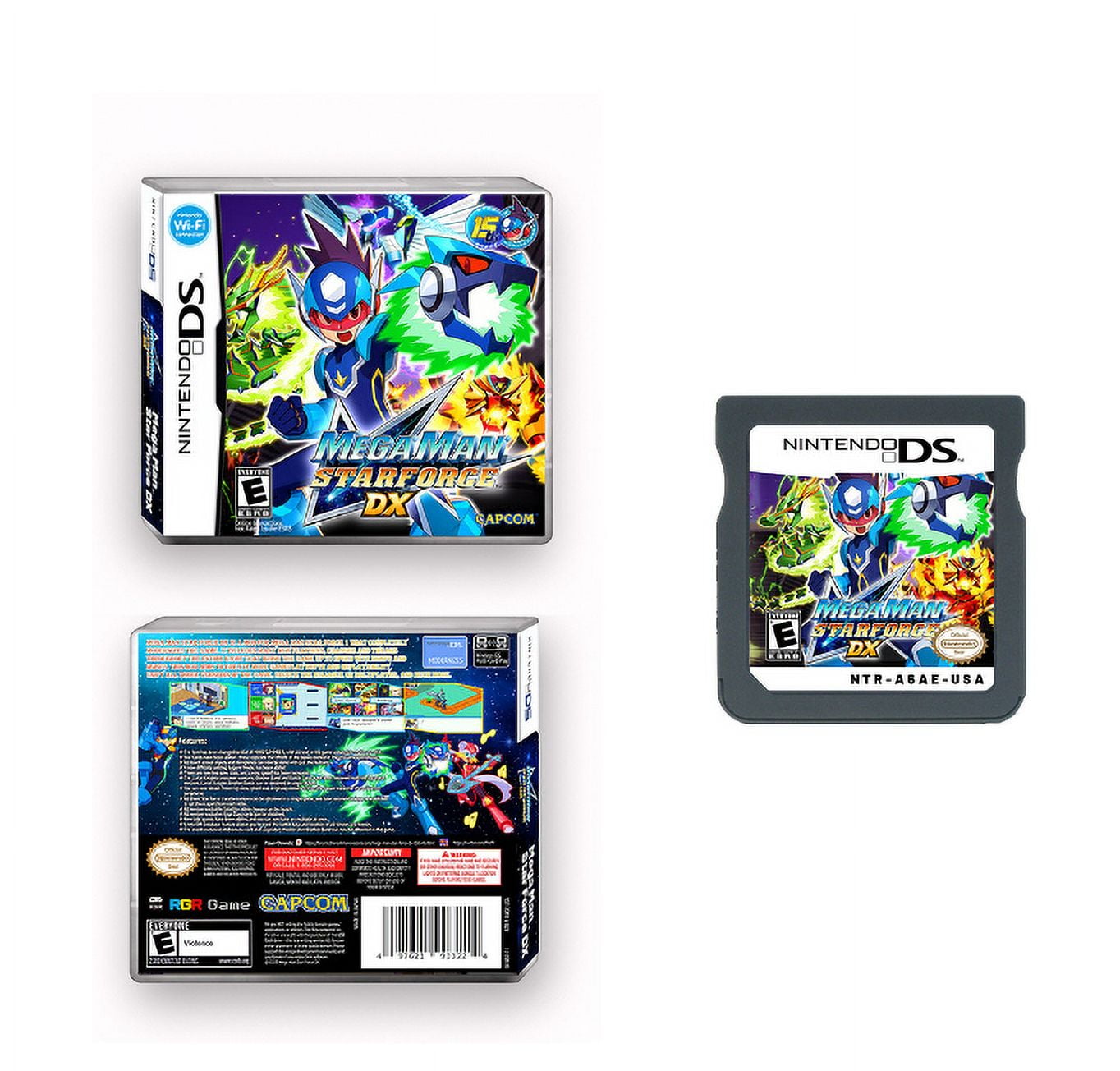 Mega Man Star Force DX Games Cartridges for NDS NDSL 3DS DSI 2DS 3DS XL Consoles - Walmart.com