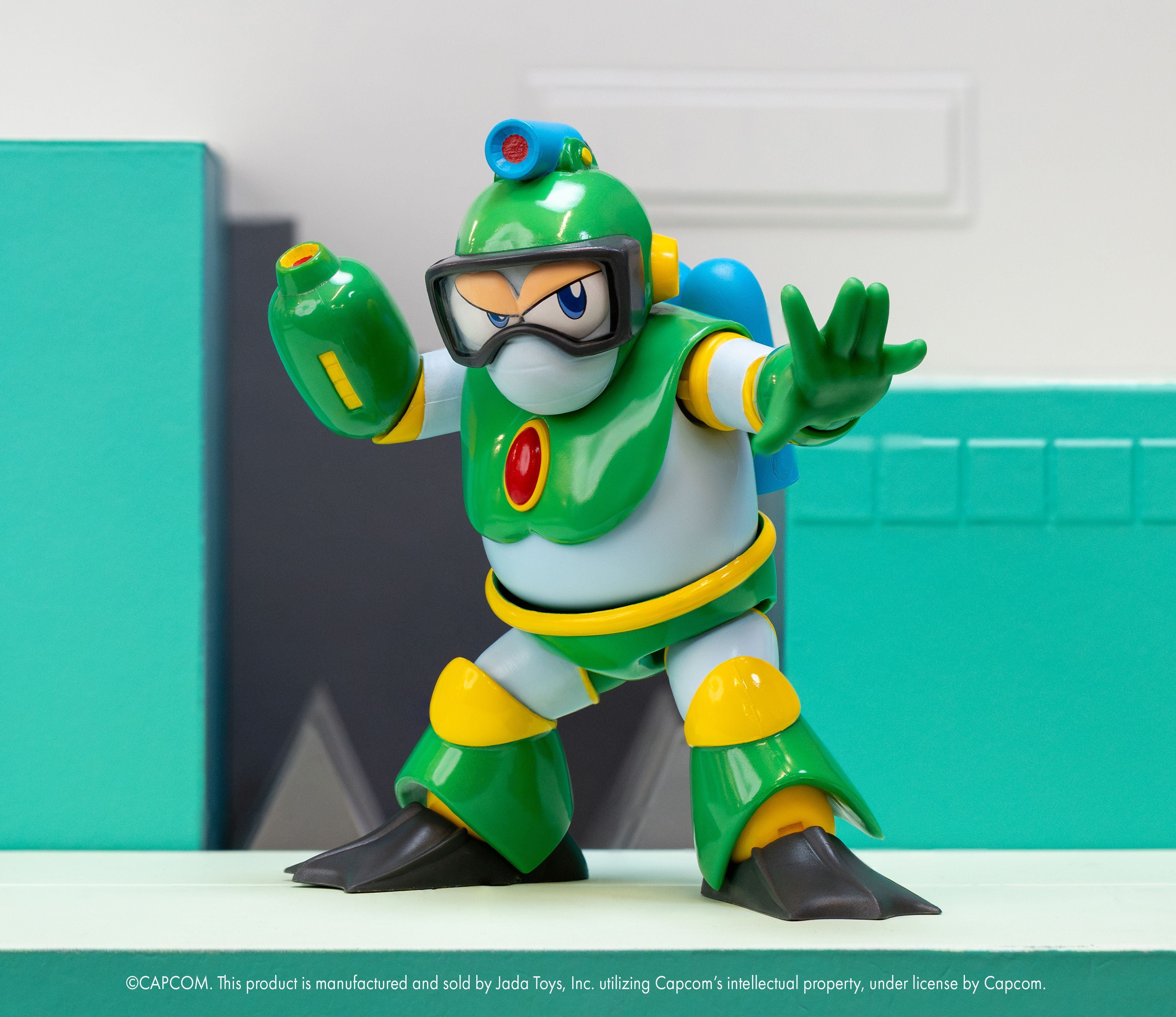 Mega Man Wave 3 Bubble Man Action Figure by Jada Toys – 1:12 Deluxe ...