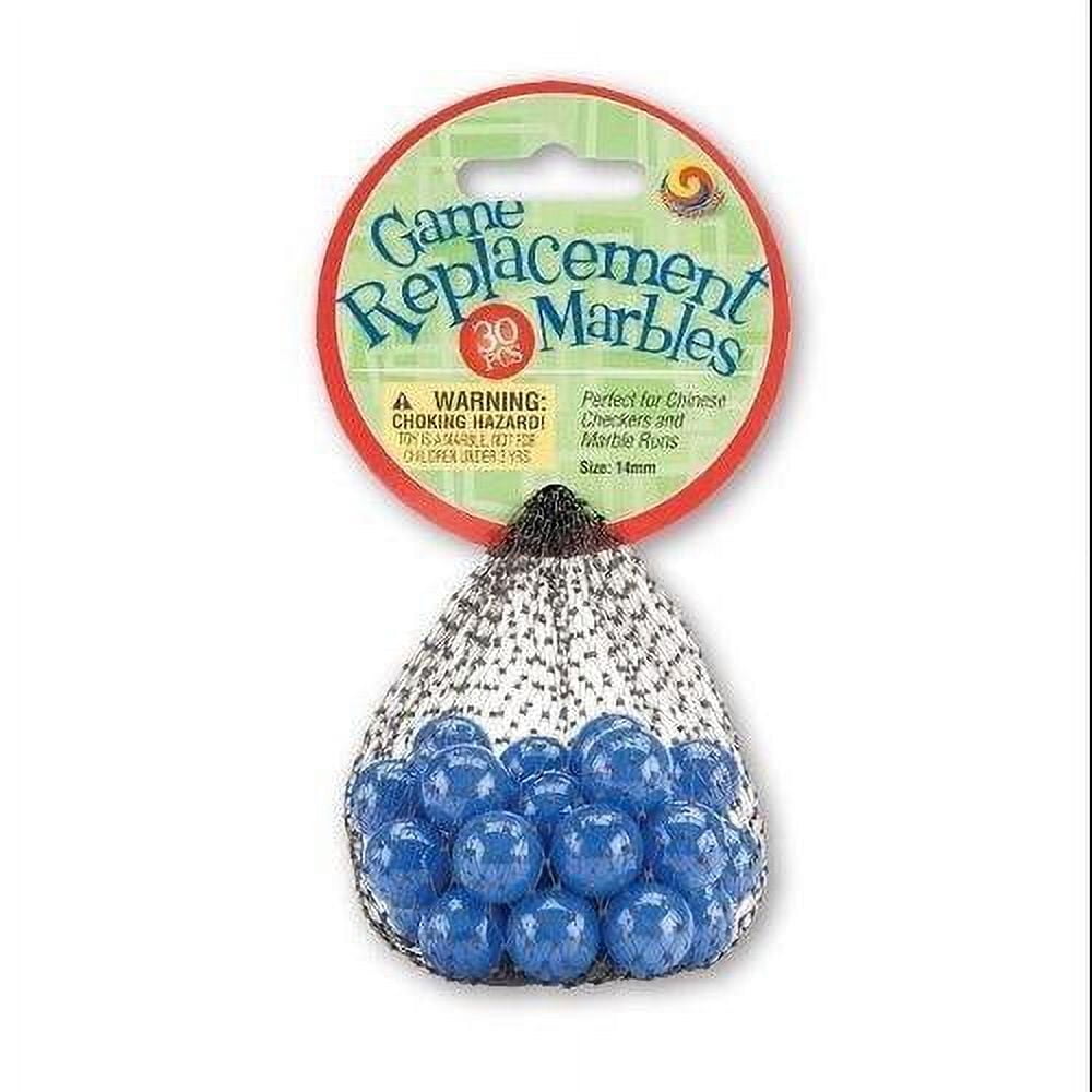 Mega Marbles Replacement Game (30 Piece), Blue, 14mm - Walmart.com