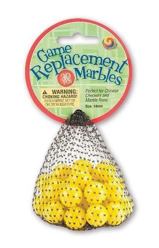 Mega Marbles Replacement Game (30 Piece), Yellow, 14mm - Walmart.com