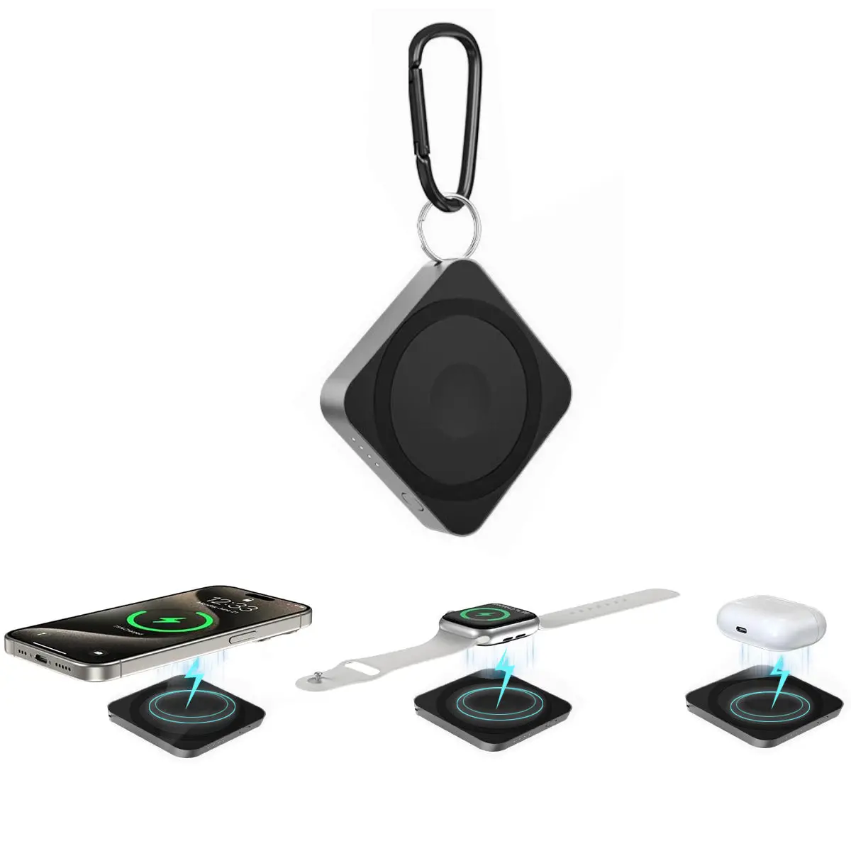 Mega Mini 3 In 1 Quality And Safety Magnetic Wireless Mega Capacity ...