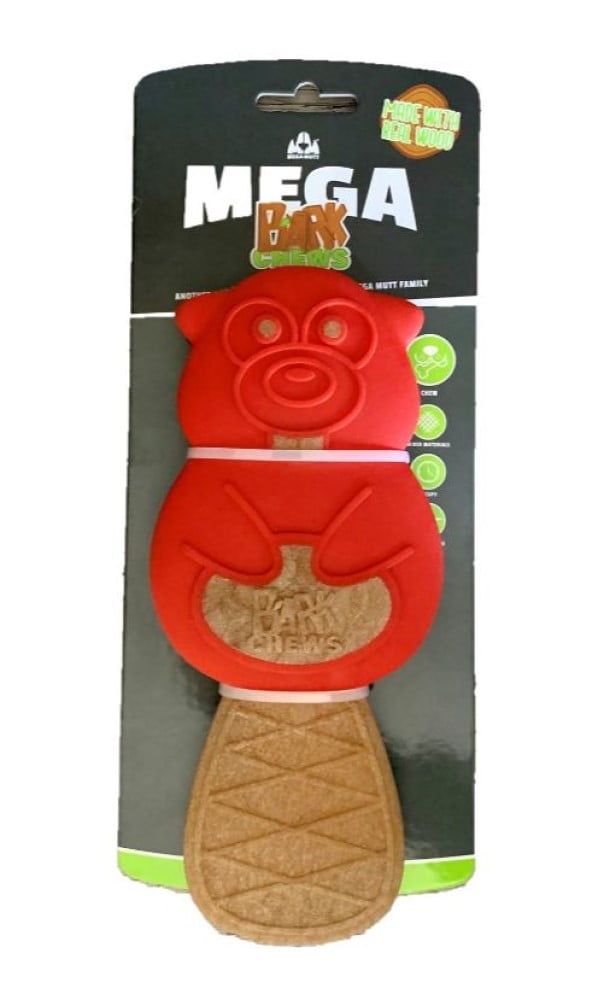 Mega Mutt Bark Chews Beaver Dog Toy - Walmart.com