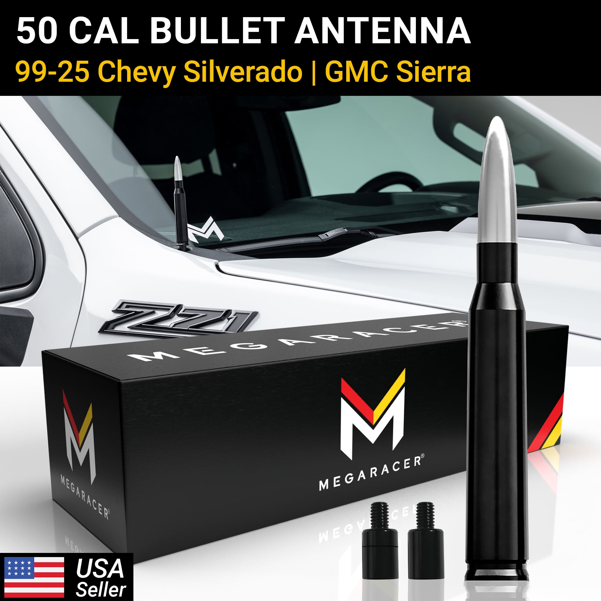 Stubby Aluminum Antenna .50 Cal VMS Racing Short Stubby Antenna For ...