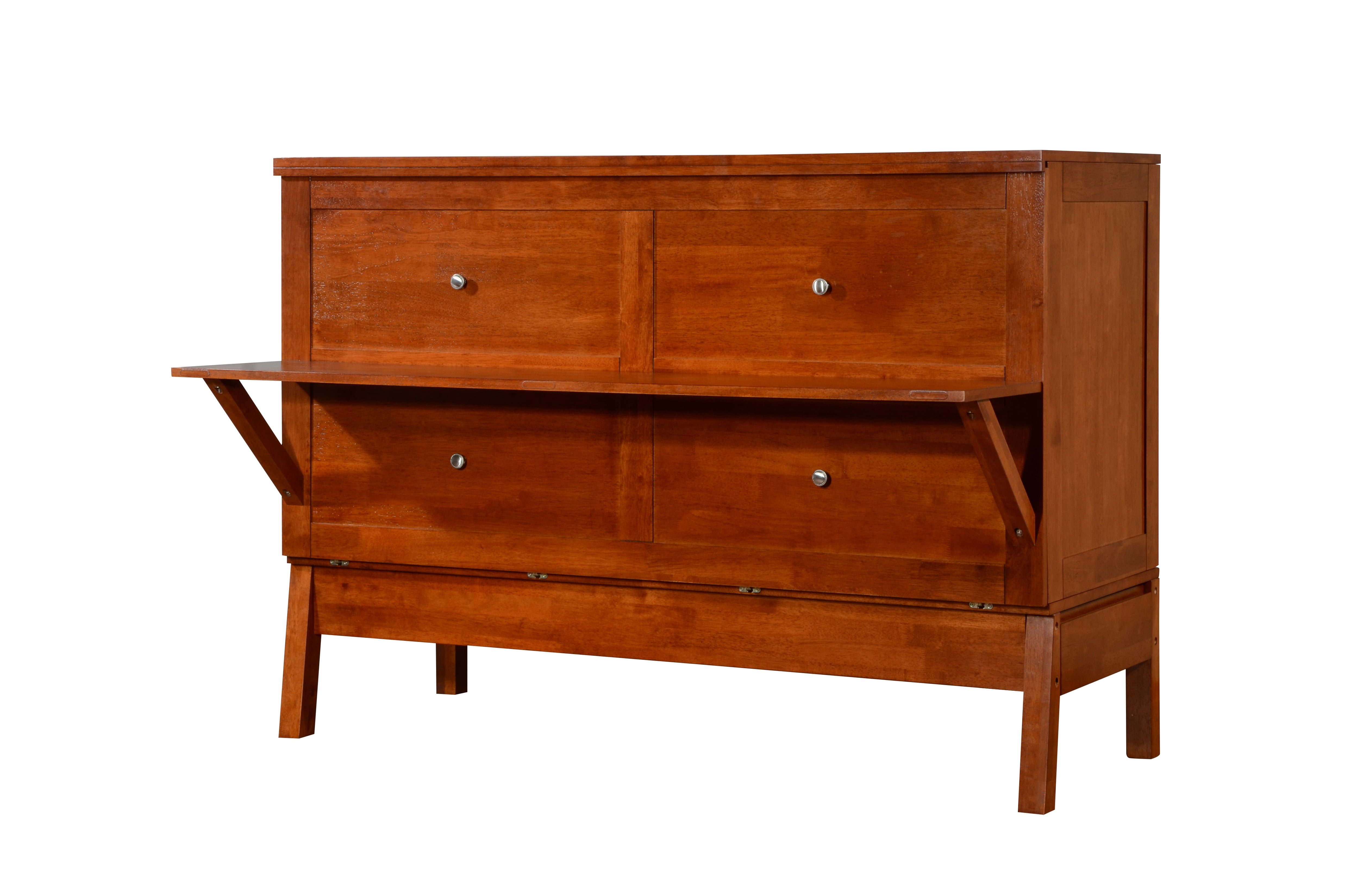 Mega Solutions Amalfi Murphy Cabinet Chest Desk Bed with Drawers & USB ...