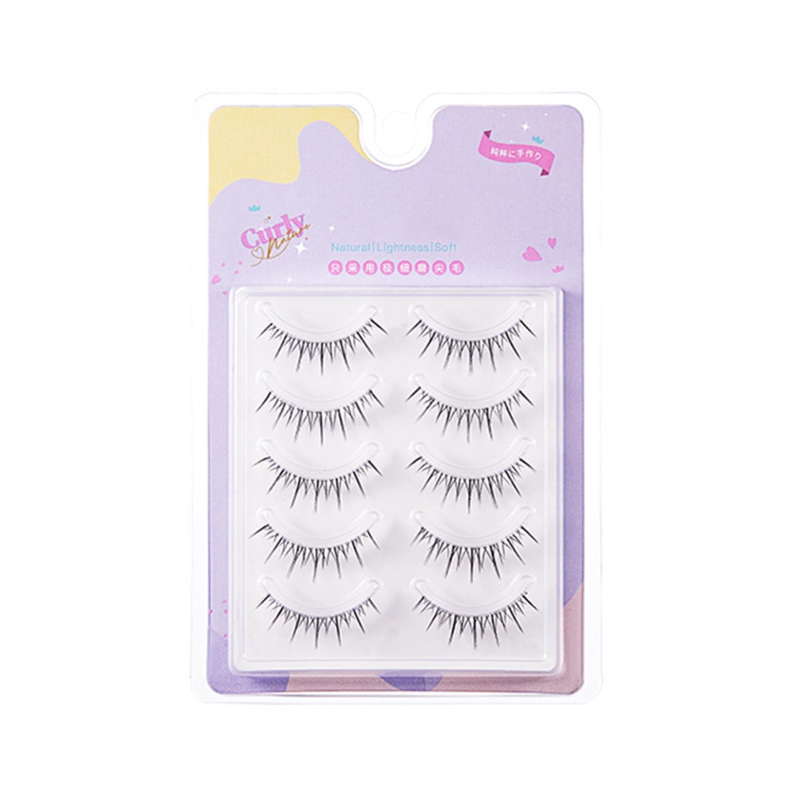 Mega Volume Extensions D Curl 17mm False Eyelashes Natural Fluffy Cat ...