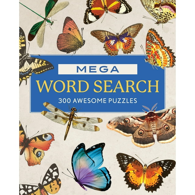 Mega Word Search: 300 Awesome Puzzles, (Paperback) - Walmart.com