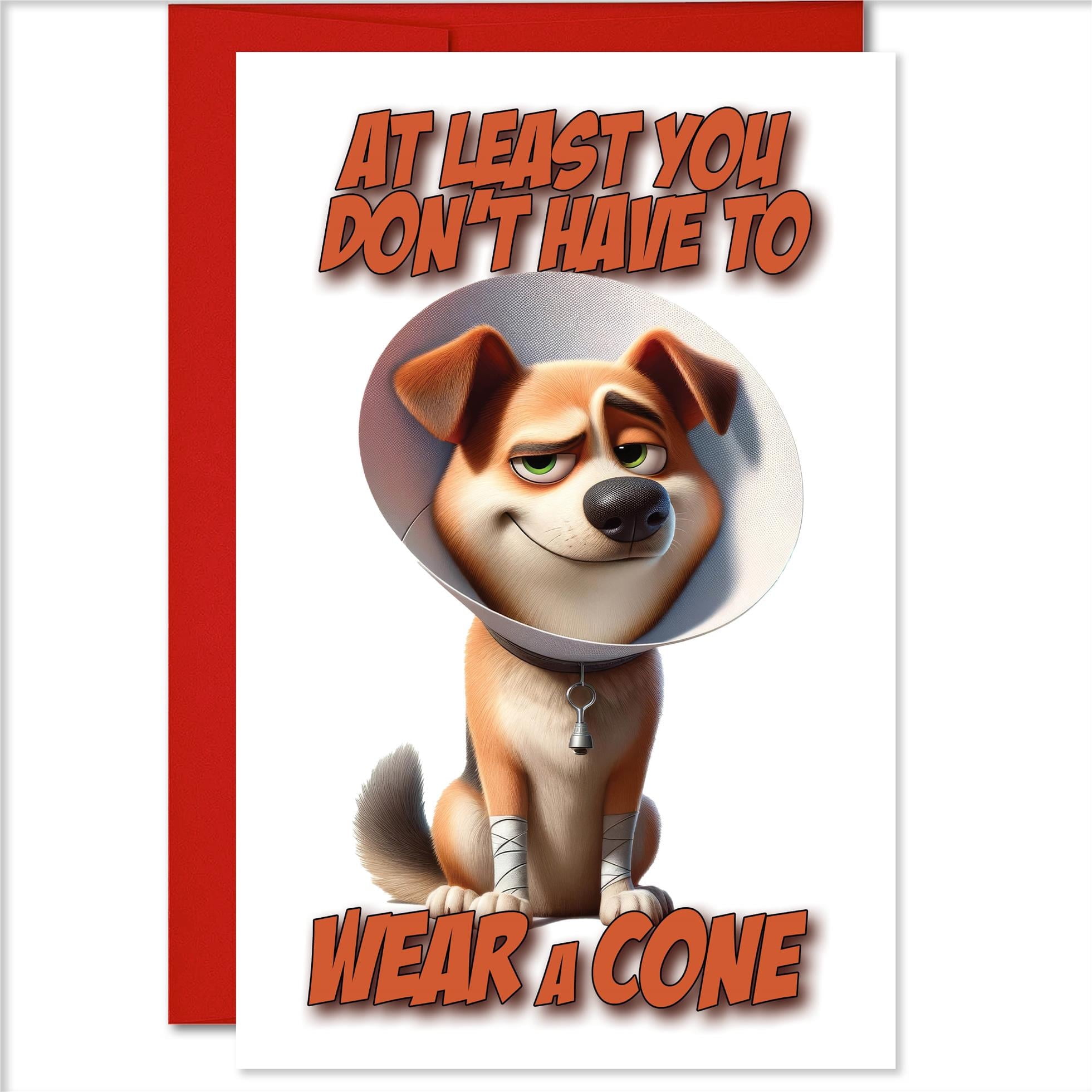 MegaCalendars Funny Get Well Soon Thinking of You Sympathy Card Made in ...