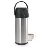MegaChef 3 Liter Stainless Steel Vacuum Pump Pot, Insulated Hot and ...
