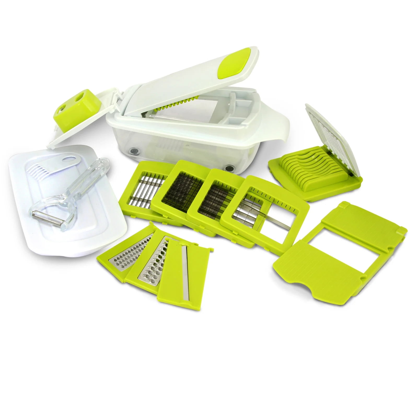 MegaChef 8-in-1 Multi-Use Slicer Dicer and Chopper with Interchangeable ...