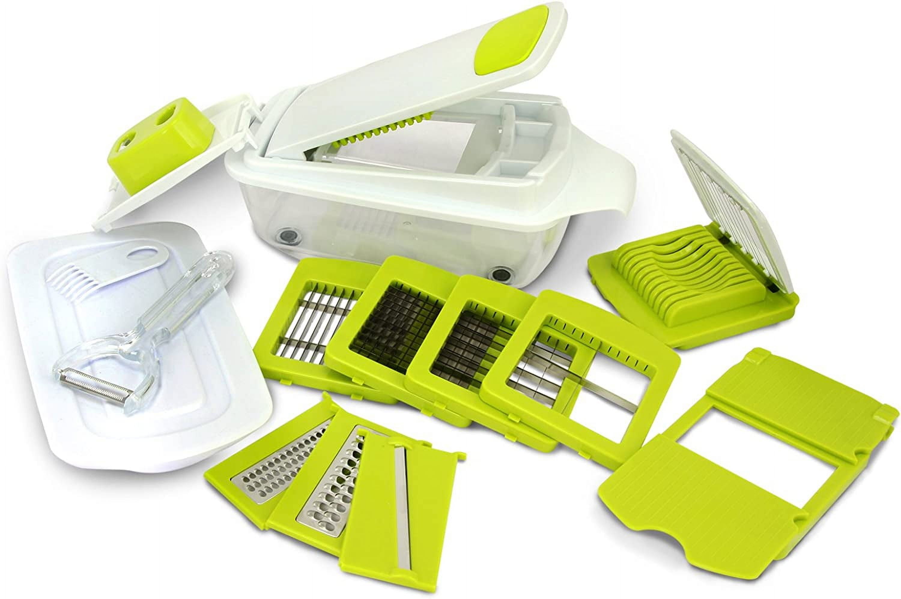 MegaChef 8-in-1 Multi-Use Slicer Dicer and Chopper with Interchangeable ...
