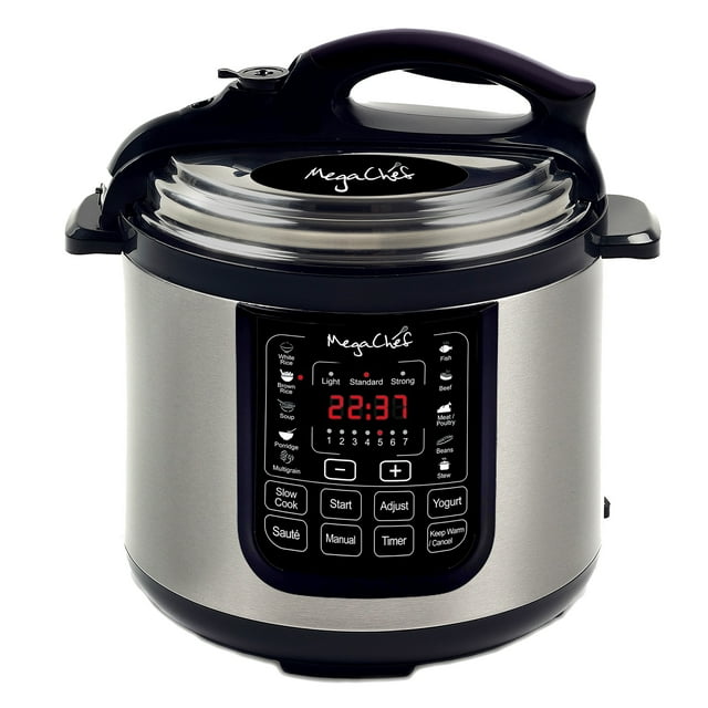 MegaChef Digital Countertop Pressure Cooker with 8 Quart Capacity ...